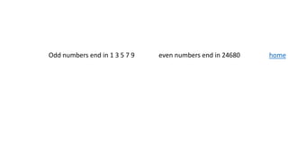 Numbers skipcounting measurement worksheets | PPTX