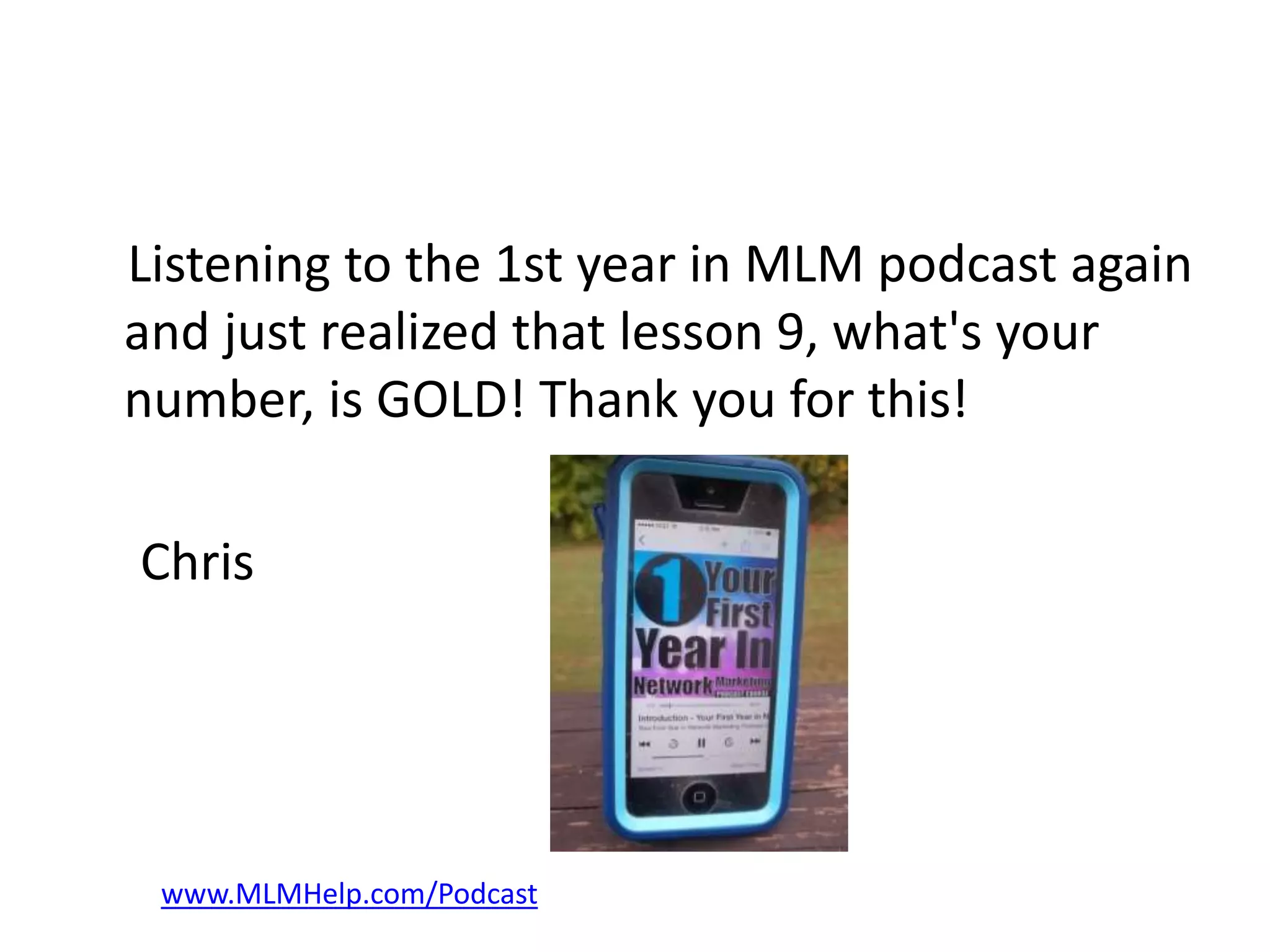 Real MLM Numbers | PPT