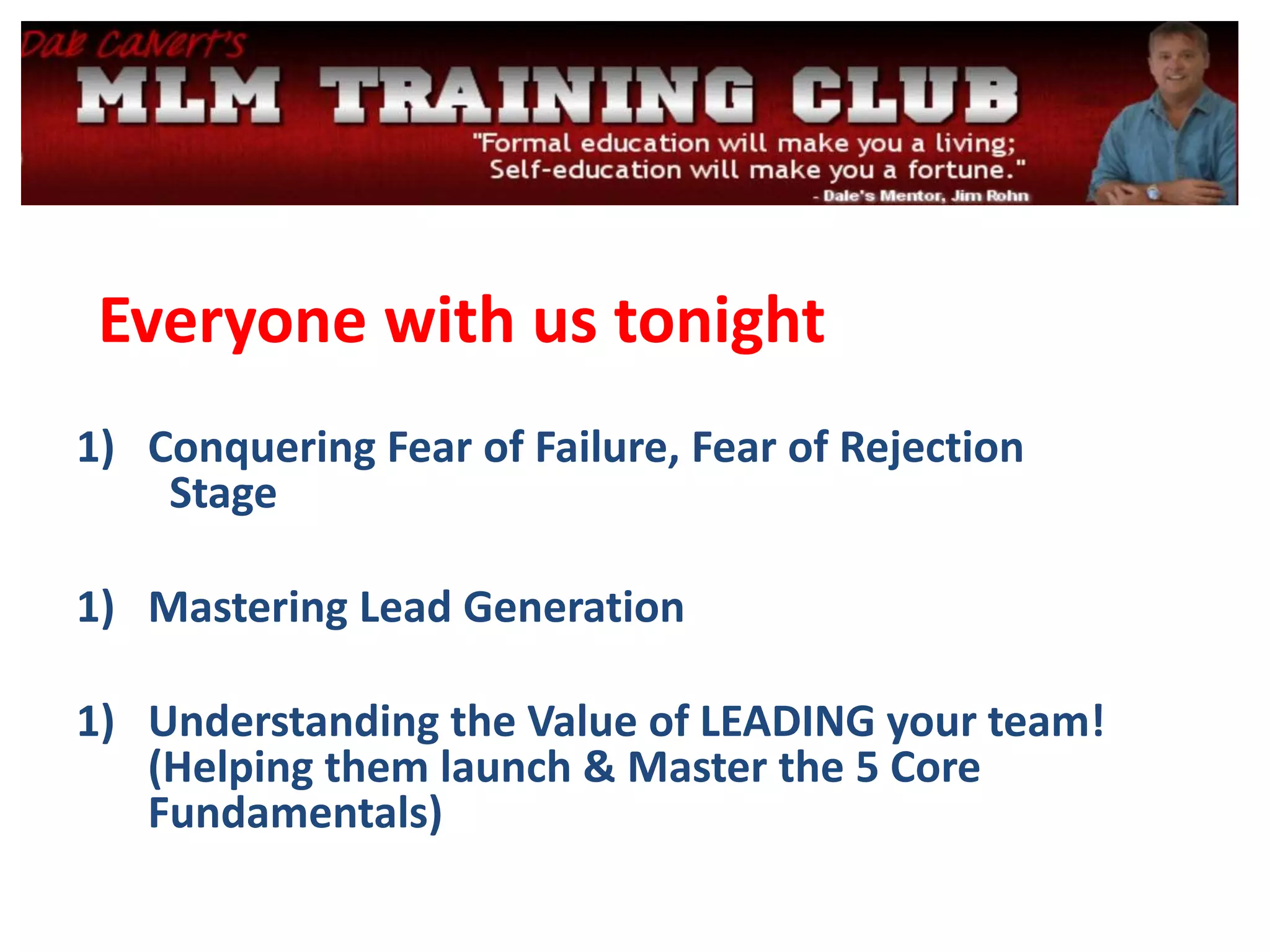 Real MLM Numbers | PPT