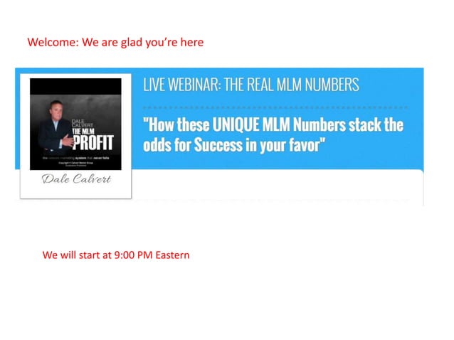 Real MLM Numbers | PPT
