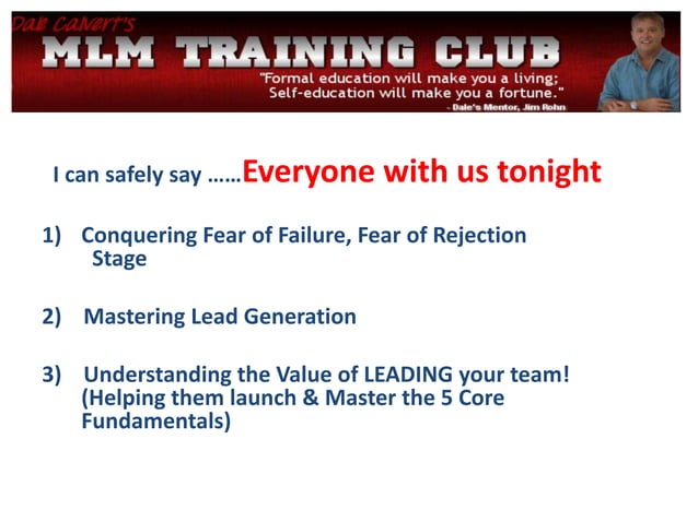 Real MLM Numbers | PPT