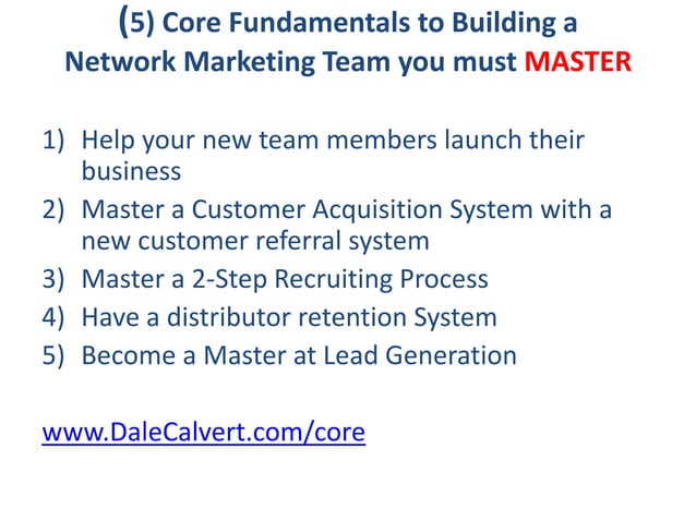 Real MLM Numbers | PPT