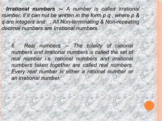 CLASS IX MATHS | PPTX