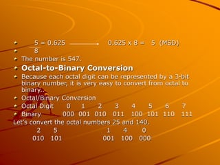 Conversion between various numbers_systems | PPT