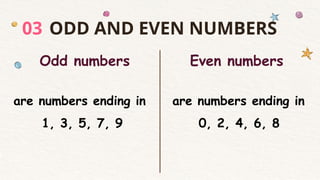 Unit 1: Numbers up to 100 - Review for Grade 2 | PPTX