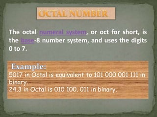 Digital computer fundamentals | PPTX
