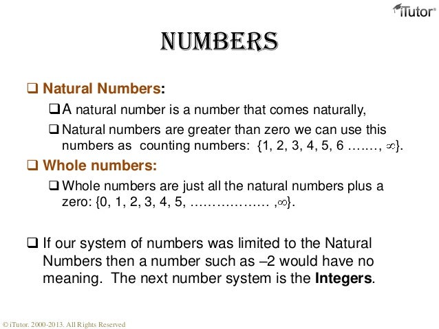 Some Natural Numbers Are Whole Numbers - Drbeckmann