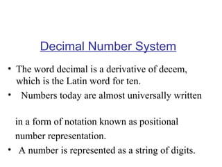Number system | PPT