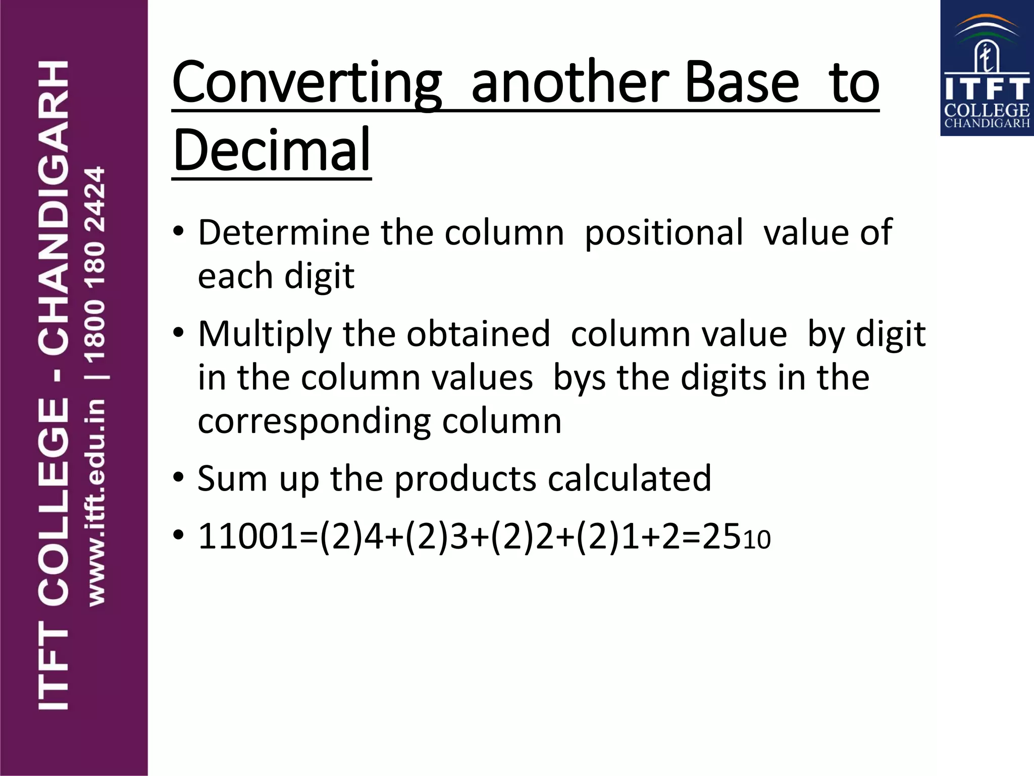 ITFT - Number system | PDF