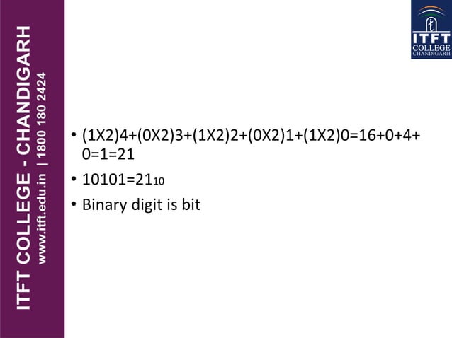 ITFT - Number system | PDF | Computing | Technology & Computing