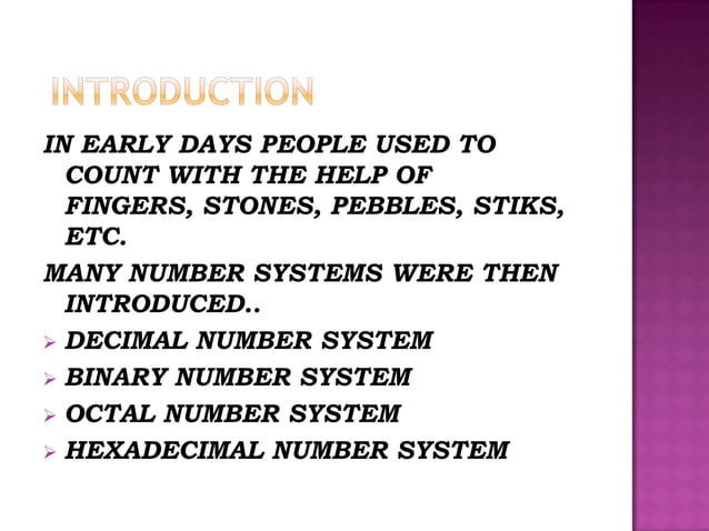 Number system | PPT