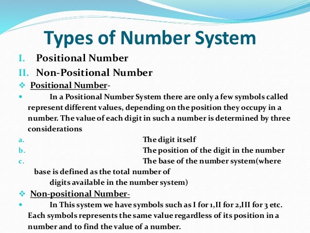 number-system