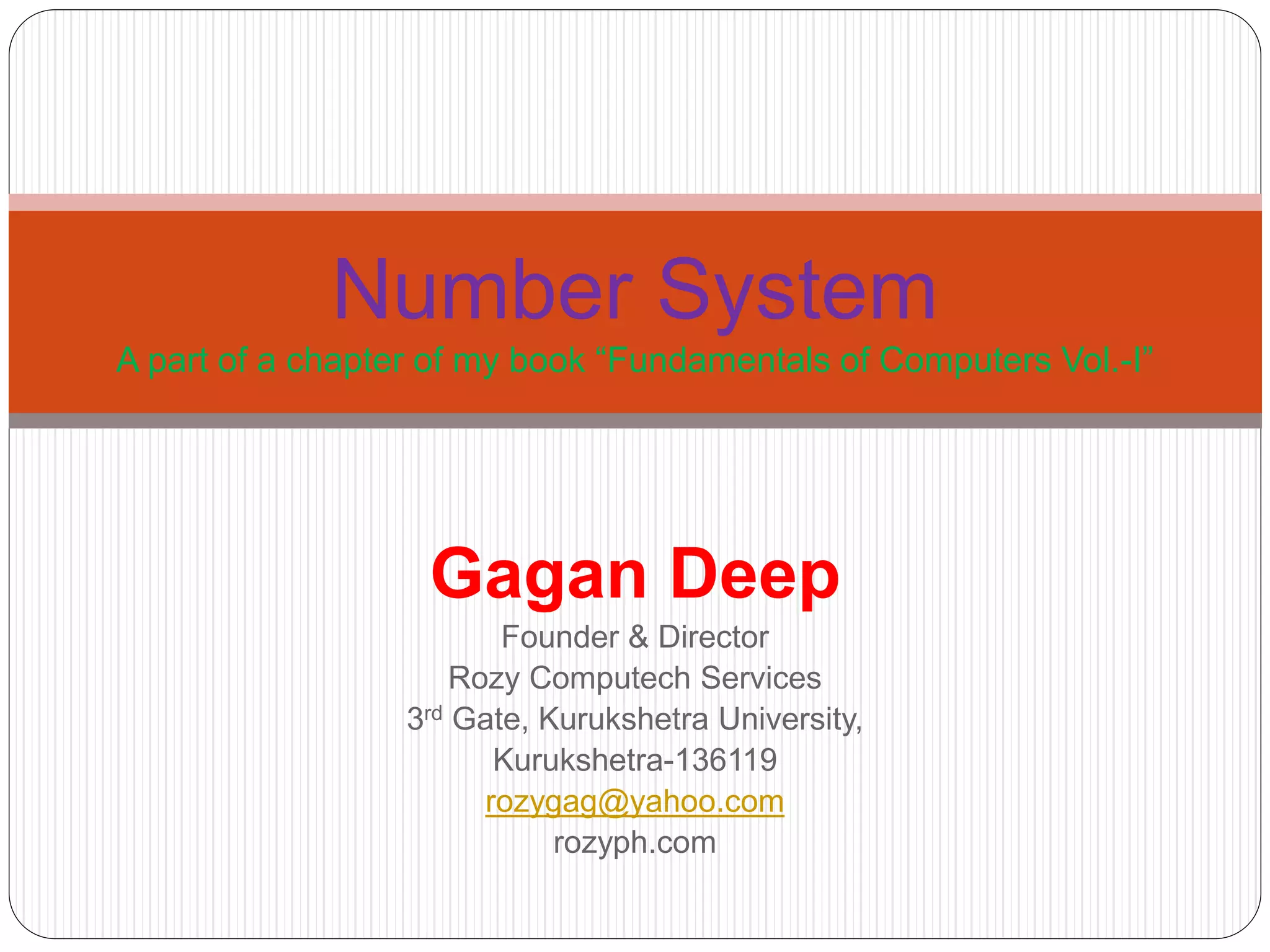 Number system | PPT