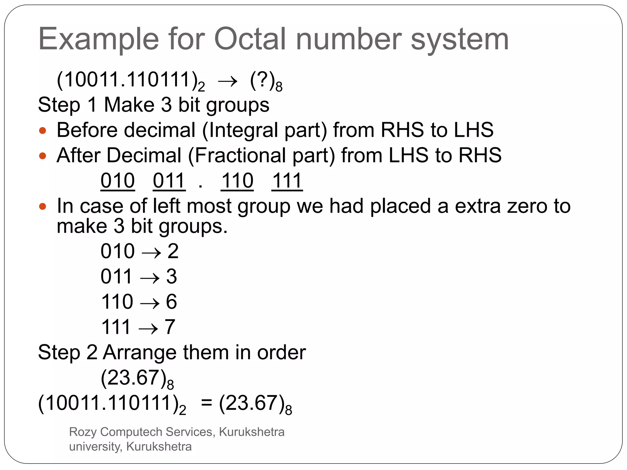 Number system | PPSX