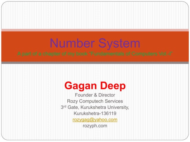Number system | PPSX