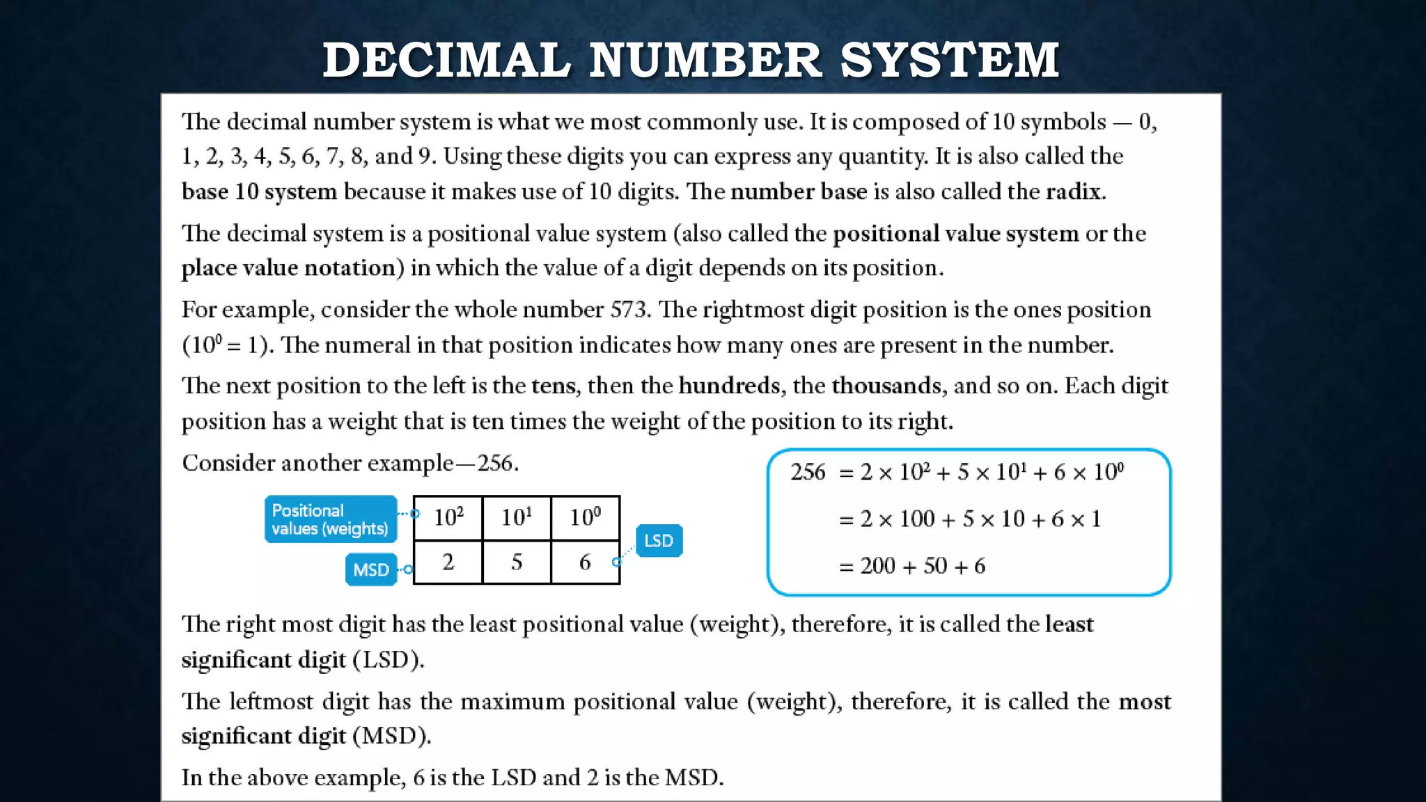 Number Systems | PPTX | Computing | Technology & Computing