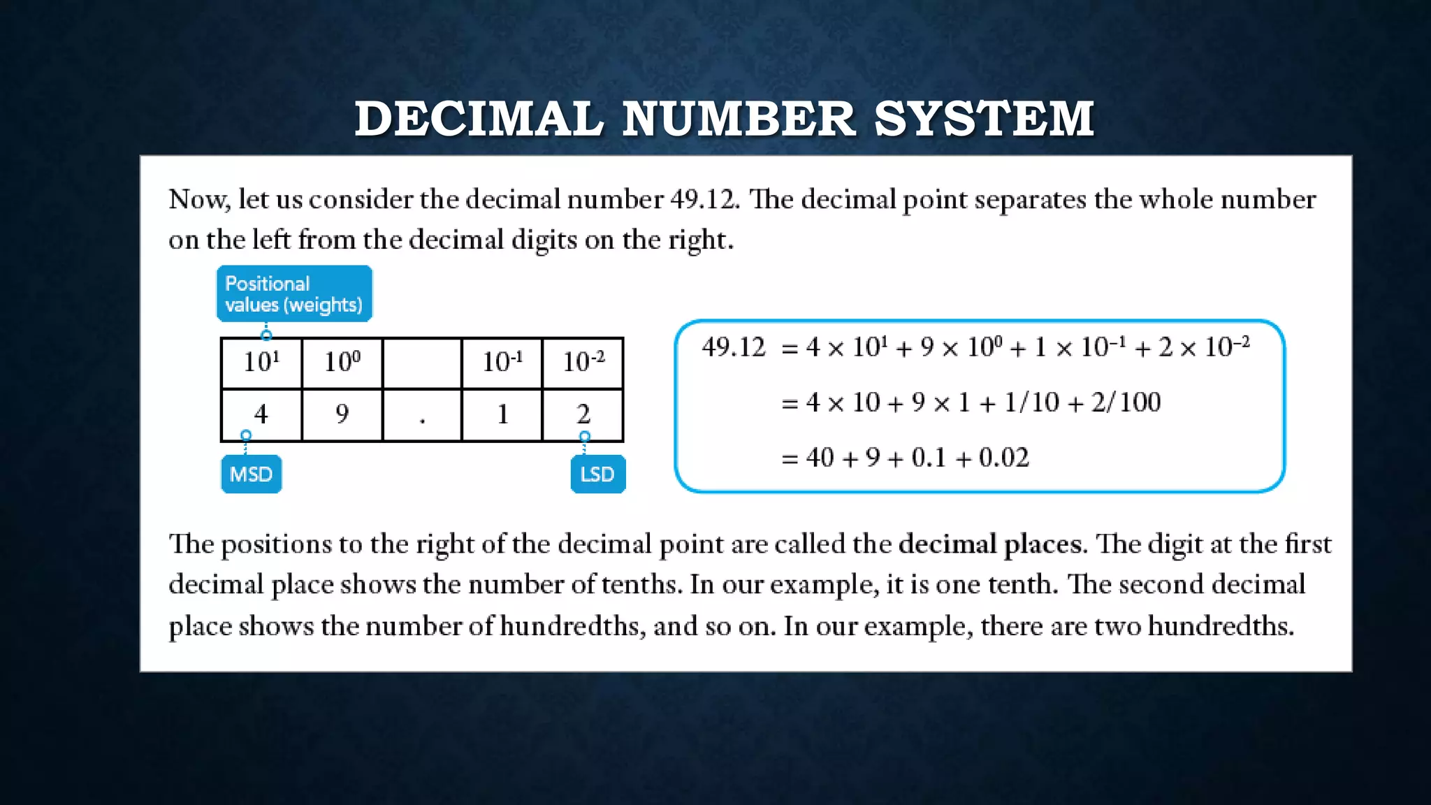 Number Systems | PPTX | Computing | Technology & Computing