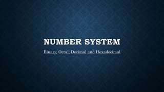 Number system | PPTX