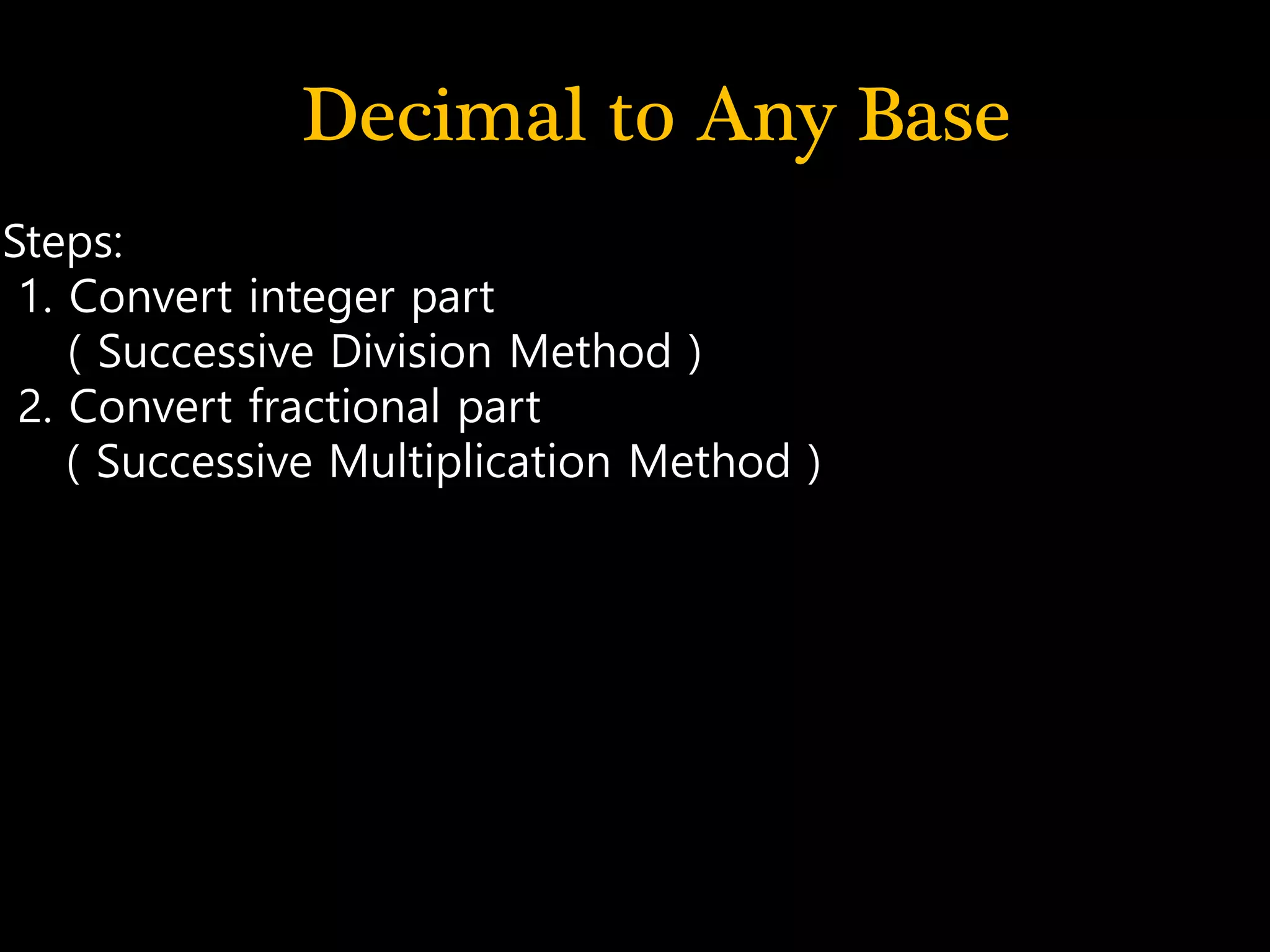 Number system in Digital Electronics | PPTX