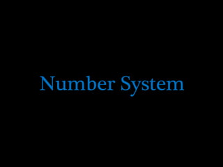 Number system in Digital Electronics | PPTX