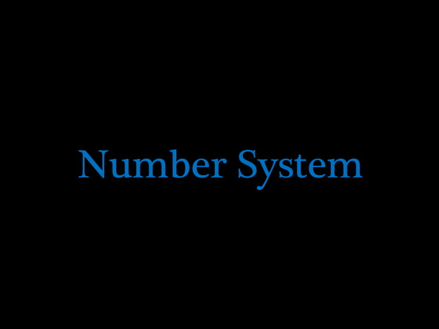 Number system in Digital Electronics | PPTX | Computing | Technology ...