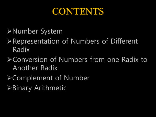 Number system in Digital Electronics | PPTX | Computing | Technology ...