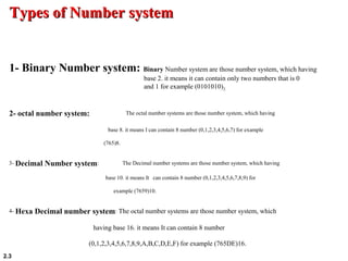 Number system | PPT | Computing | Technology & Computing