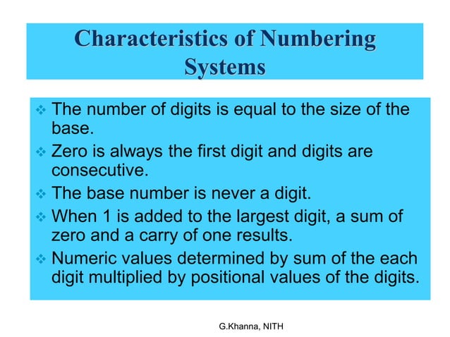 Number system | PPT