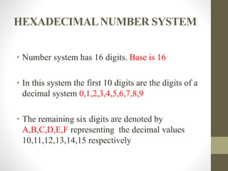Number system and its conversions | PPTX
