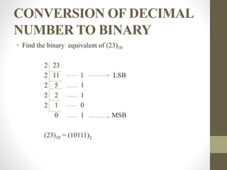 Number system and its conversions | PPTX