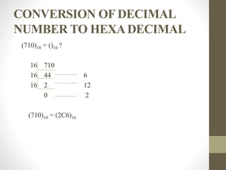 Number system and its conversions | PPTX