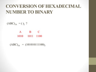 Number system and its conversions | PPT