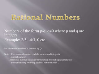 Number system | PPTX