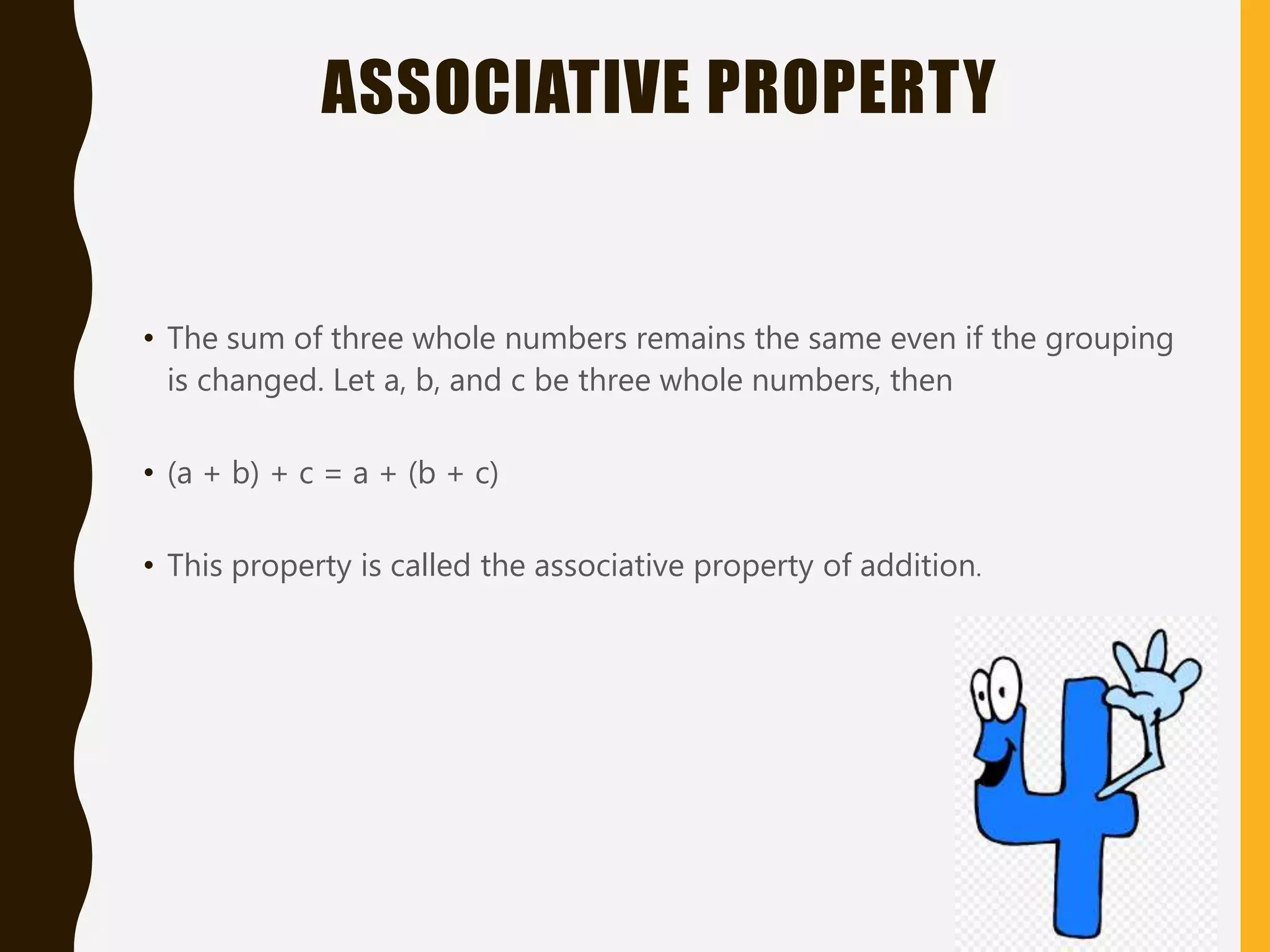 Number system(Types of numbers, whole number, its properties, integer and its representation) | PPT