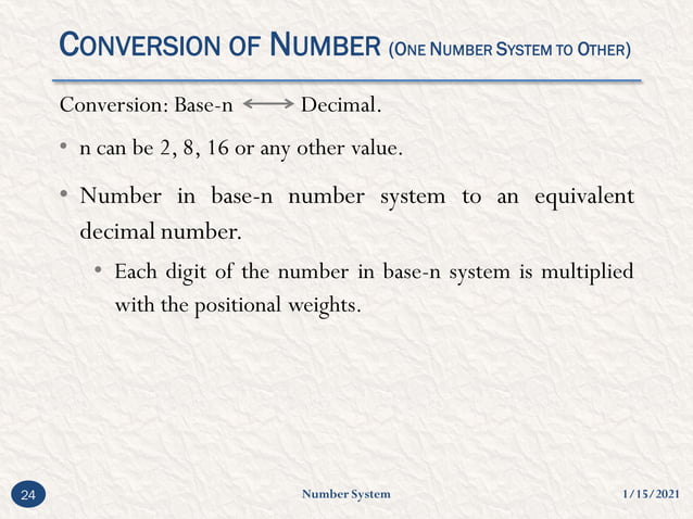 Number system | PPT
