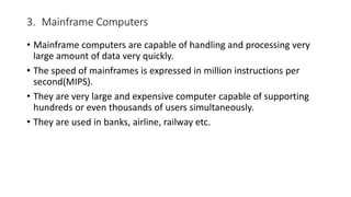 different types of computers | PPTX