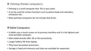 different types of computers | PPTX