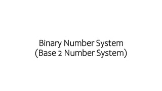 NUMBER SYSTEM.pptx | Computing | Technology & Computing