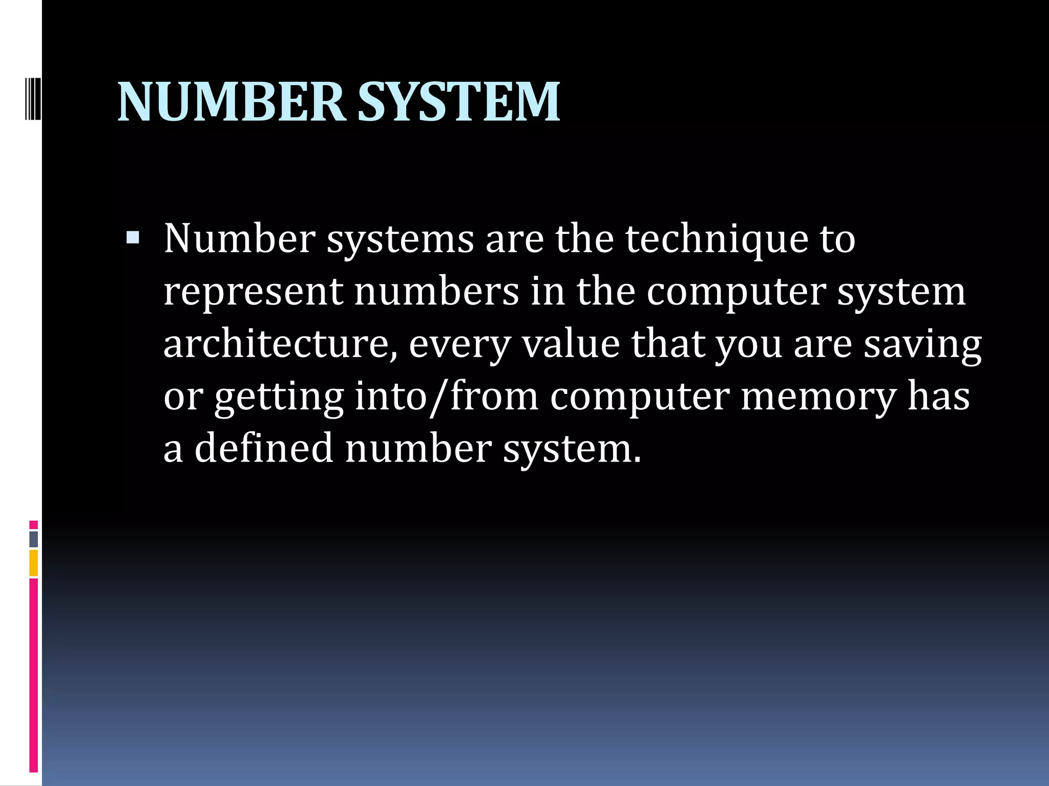 NUMBER SYSTEM.pptx | Computing | Technology & Computing