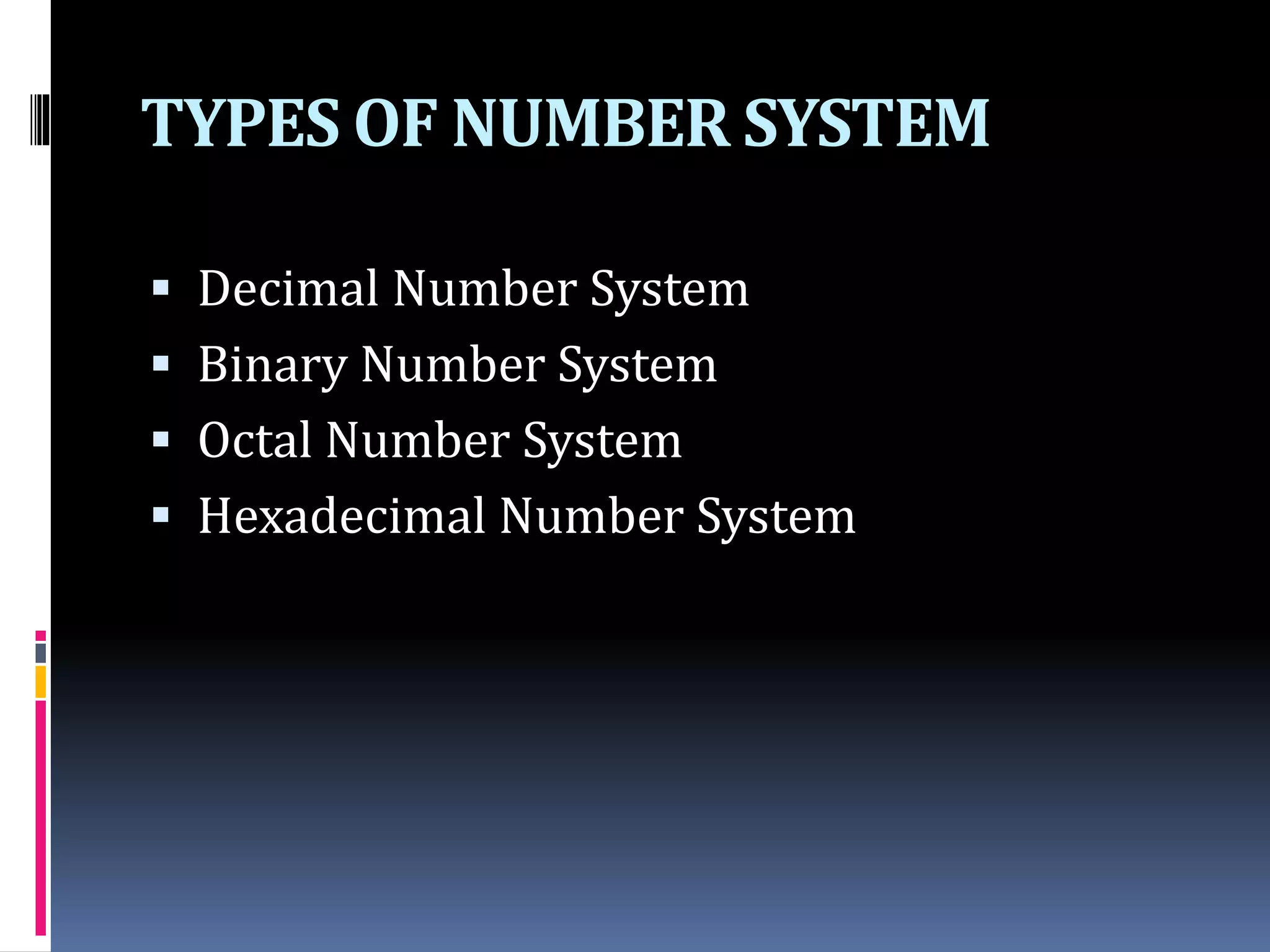 NUMBER SYSTEM.pptx | Computing | Technology & Computing