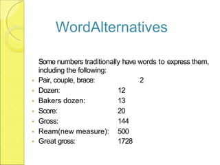 number system full explanation presentation | PPTX