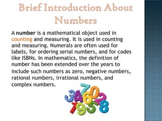number system full explanation presentation | PPTX