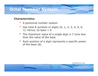 Presentaion on introduction to Number system | PPTX