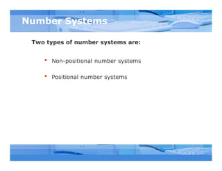 Presentaion on introduction to Number system | PPTX