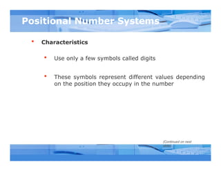 Presentaion on introduction to Number system | PPTX