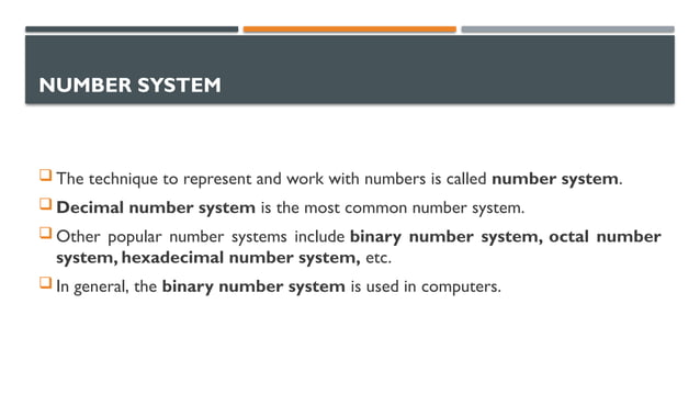 Number System BASICS OF NUMBER SYSTEM ABOUT BINARY AND.pptx
