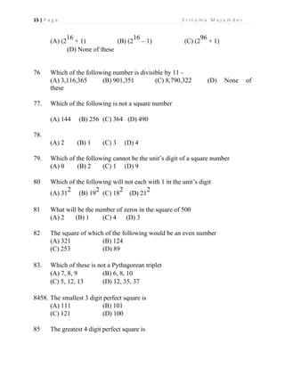 CBSE - Grade 9 - Mathematics - Number System - Multiple Choice ...
