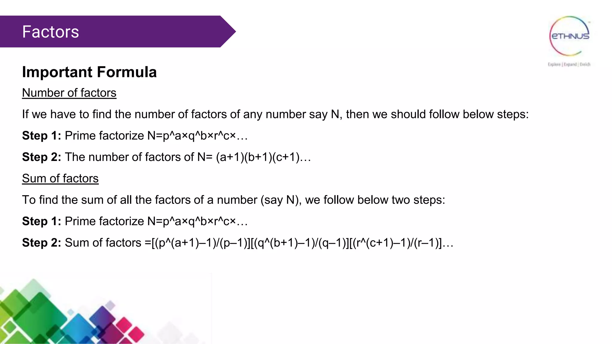 Number system - factors.pptx