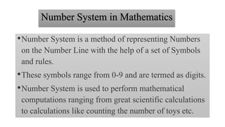 Number system 01 | PPT