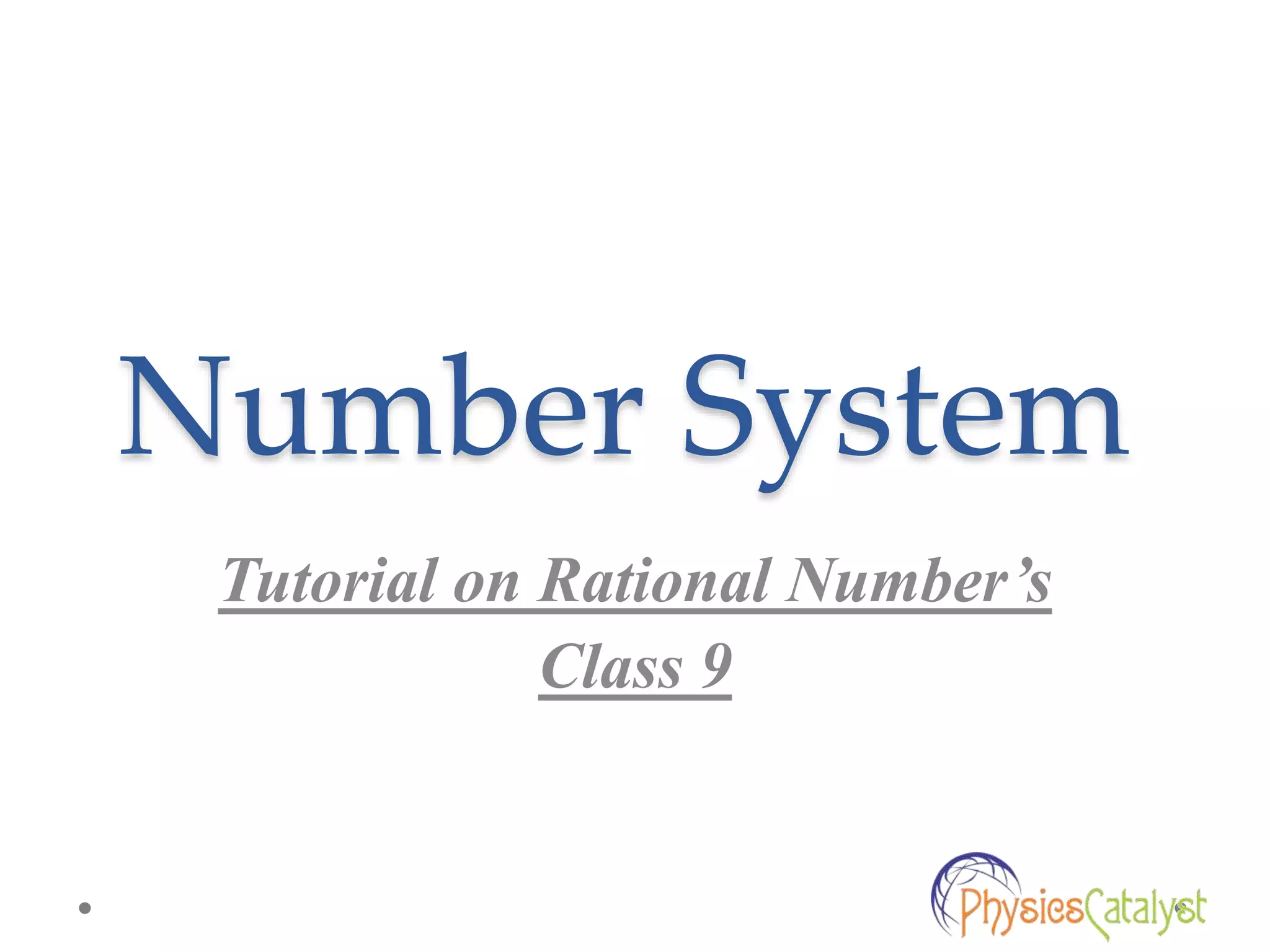 What are rational numbers | PPT